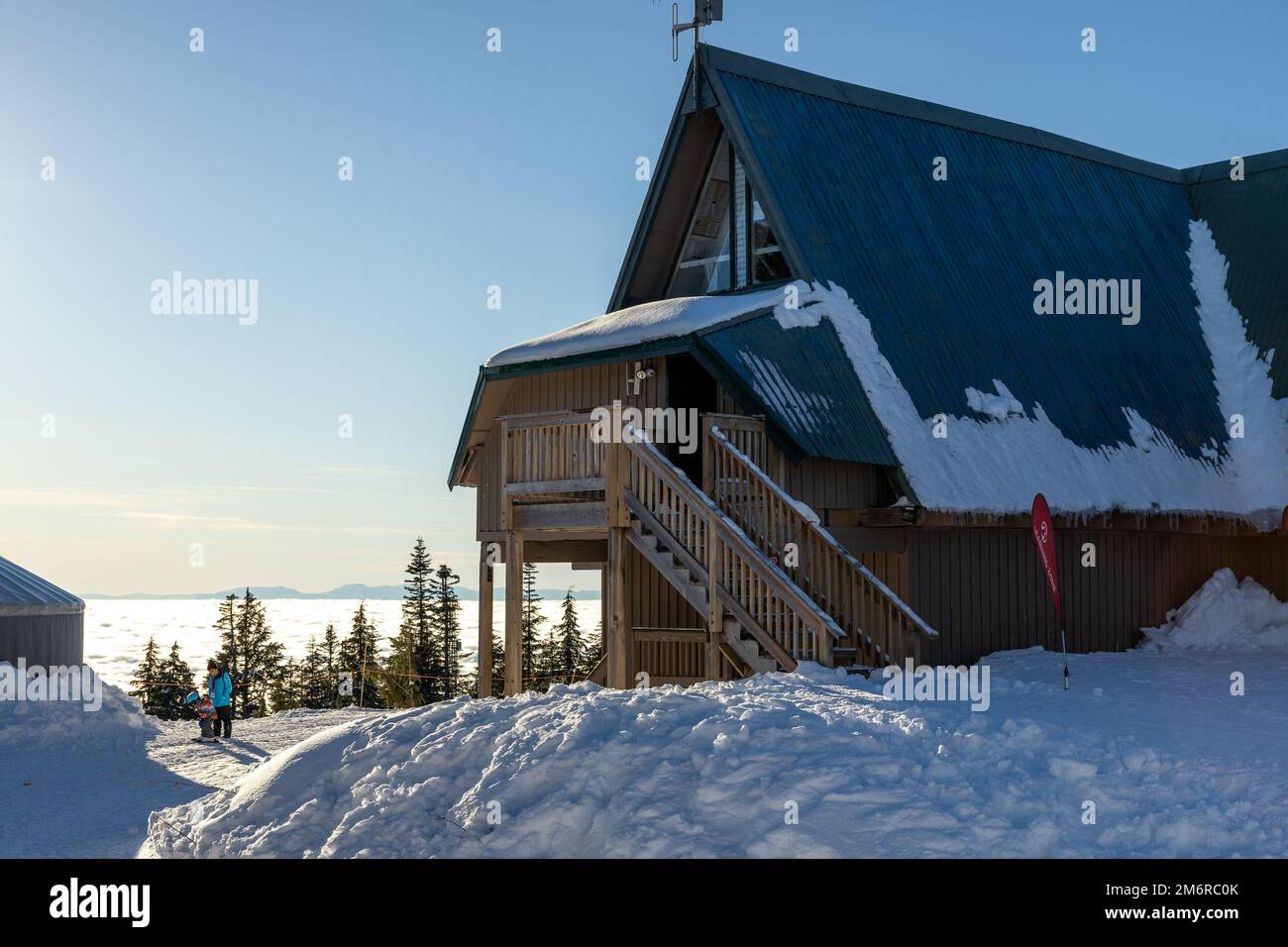 Vancouver, Canada - December 16,2022: View of Snow School building and ...