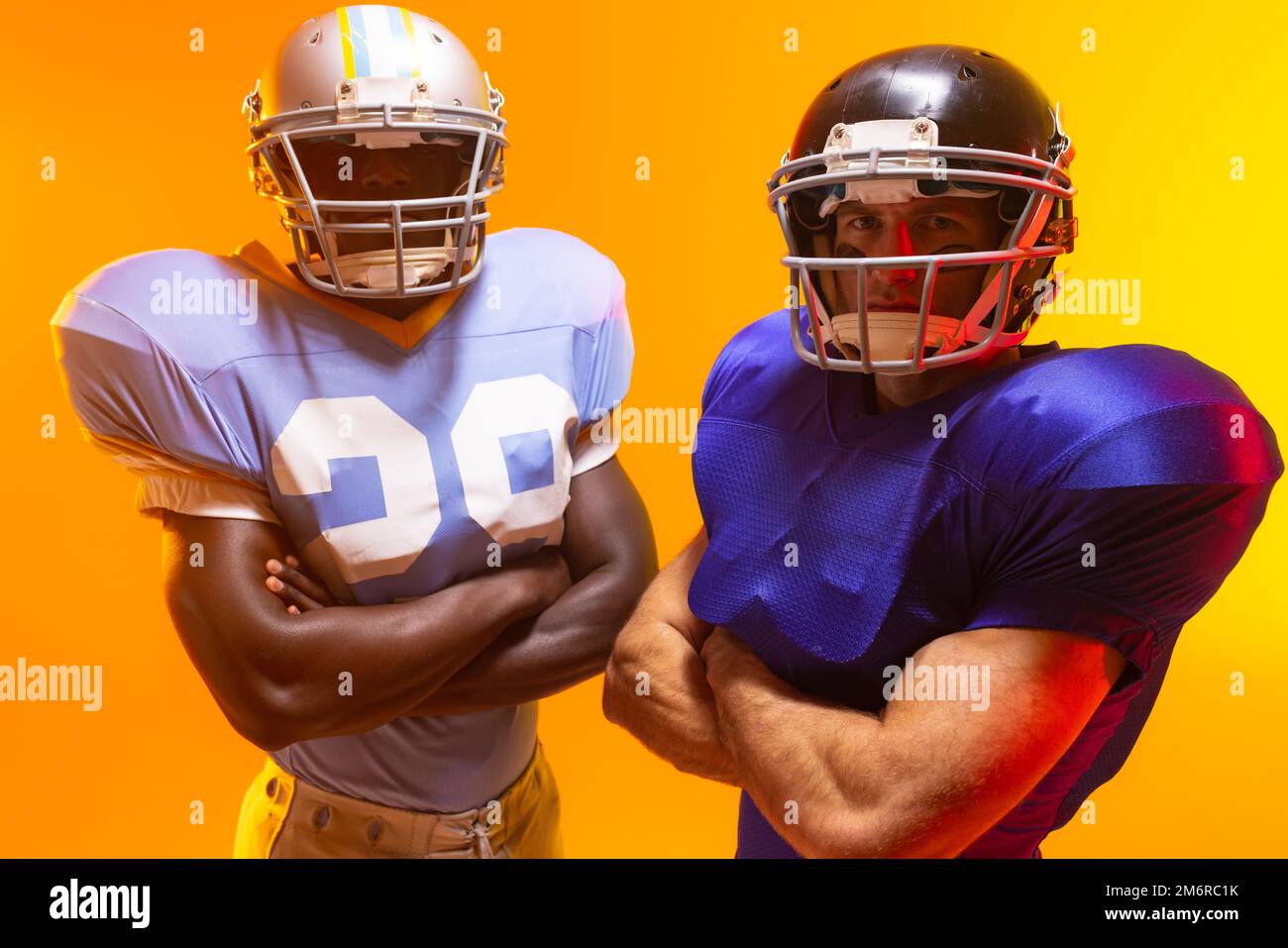 Players wearing helmets hi-res stock photography and images - Alamy