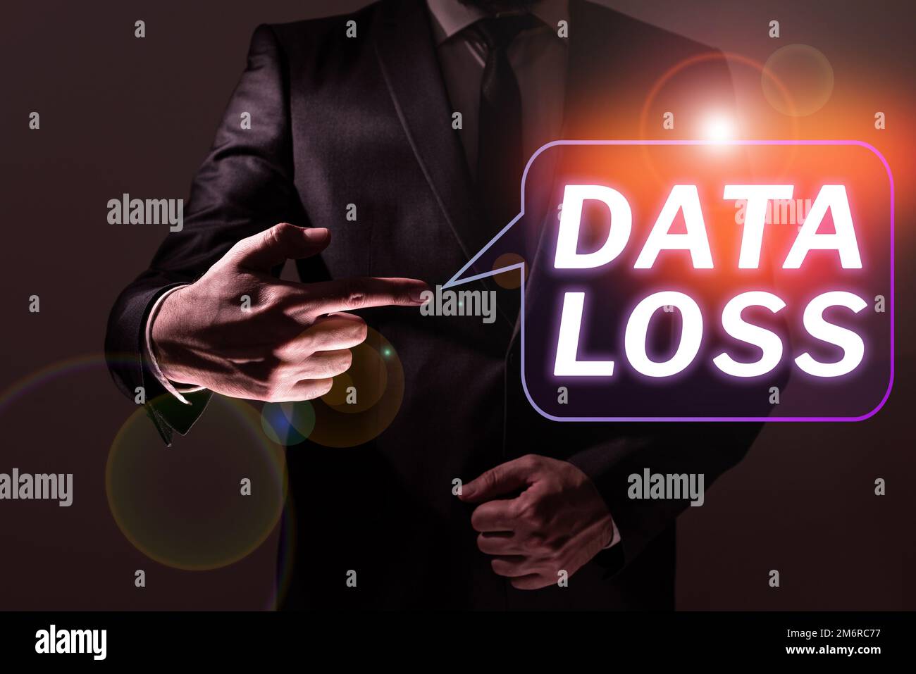 Text showing inspiration Data Loss. Word Written on process or event ...