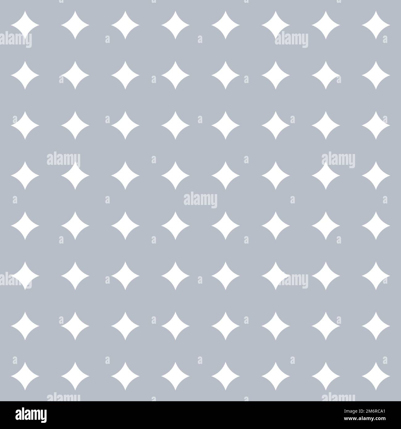 Silver grey and white geometric fashion pattern. Mid century seamless vector. 60s style rounded ...