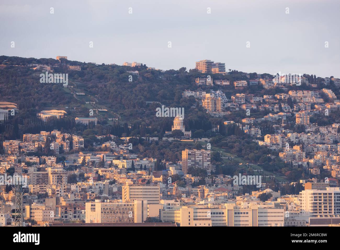 Homes and Buildings in a modern city, Haifa, Israel Stock Photo - Alamy
