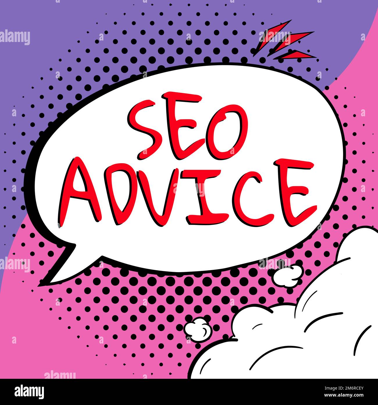 Sign displaying Seo Advice. Internet Concept guidance or ...