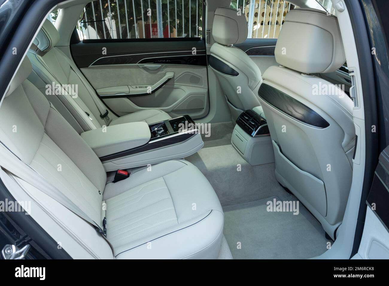 Hong Kong, China Nov 17 , 2022 : Audi A8L 2022 Interior Nov 17 2022 in Hong Kong Stock Photo - Alamy
