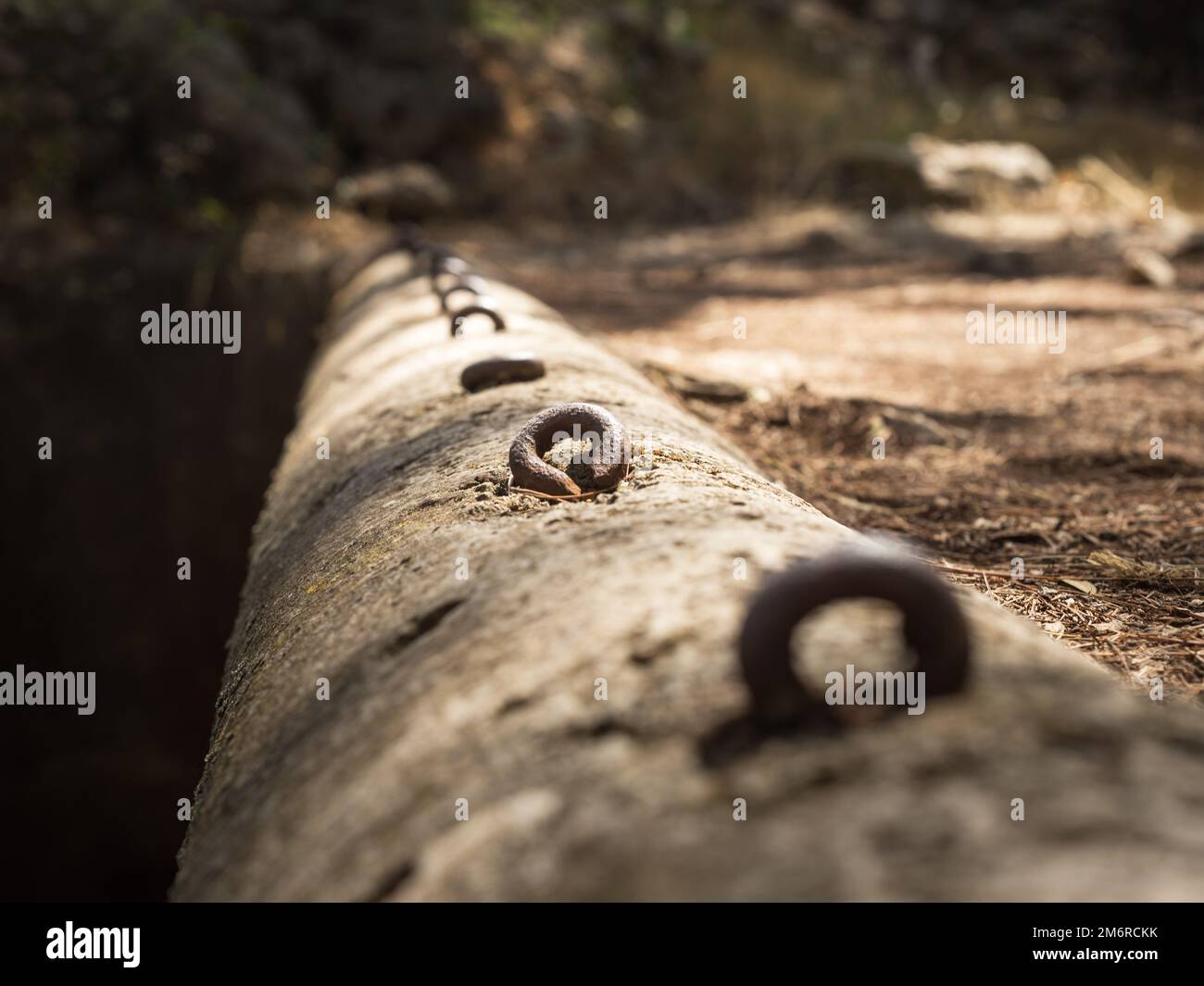 Weathered Concrete Wall Texture with Rustic Metal Loop Stock Photo - Alamy