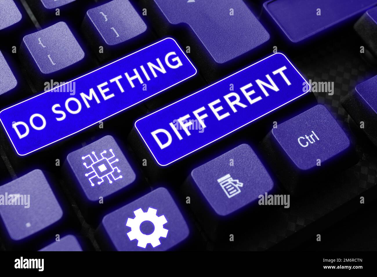 Inspiration showing sign Do Something Different. Business idea be ...