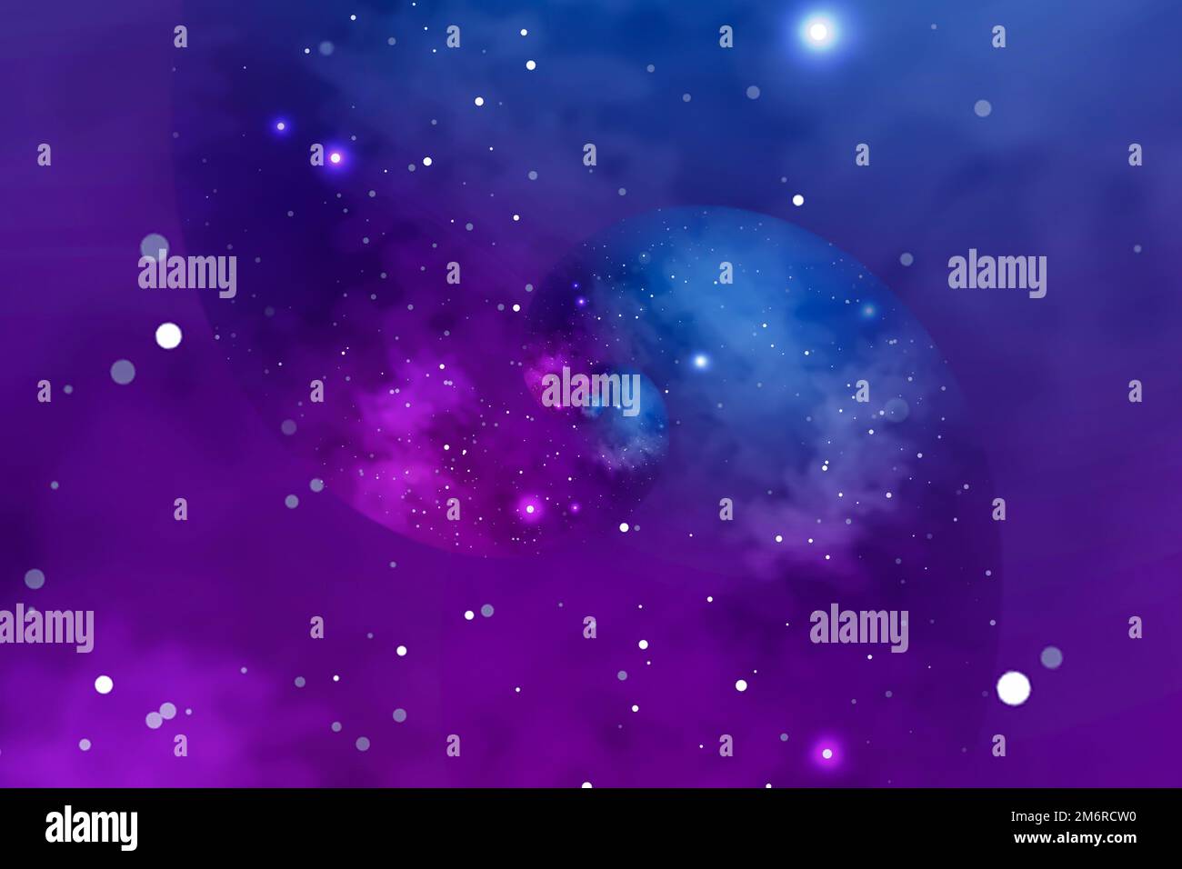 Starry blue sky. Abstract background with nebula, cosmo, and galaxy ...