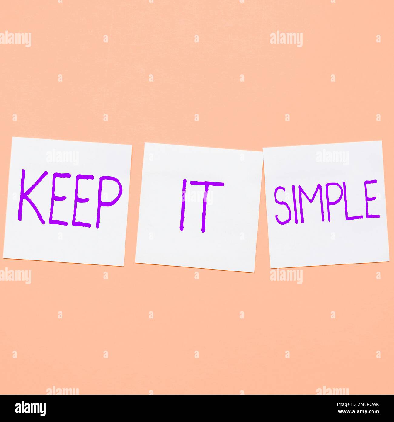 Writing displaying text Keep It Simple. Conceptual photo Easy to toss ...