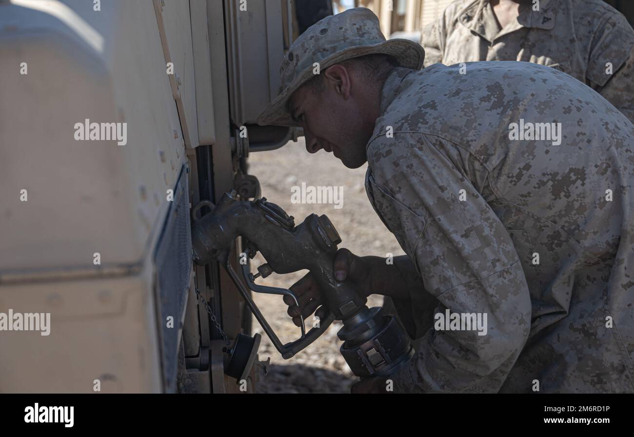 U.S. Marine Corps Lance Cpl. Curtis J. Johnson, a motor vehicle ...