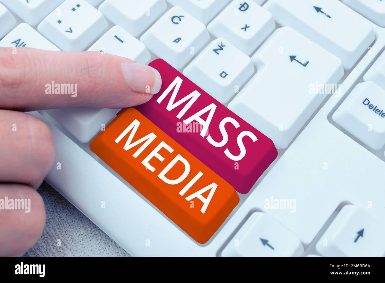 Inspiration showing sign Mass Media. Word Written on Group people making news to the public of ...