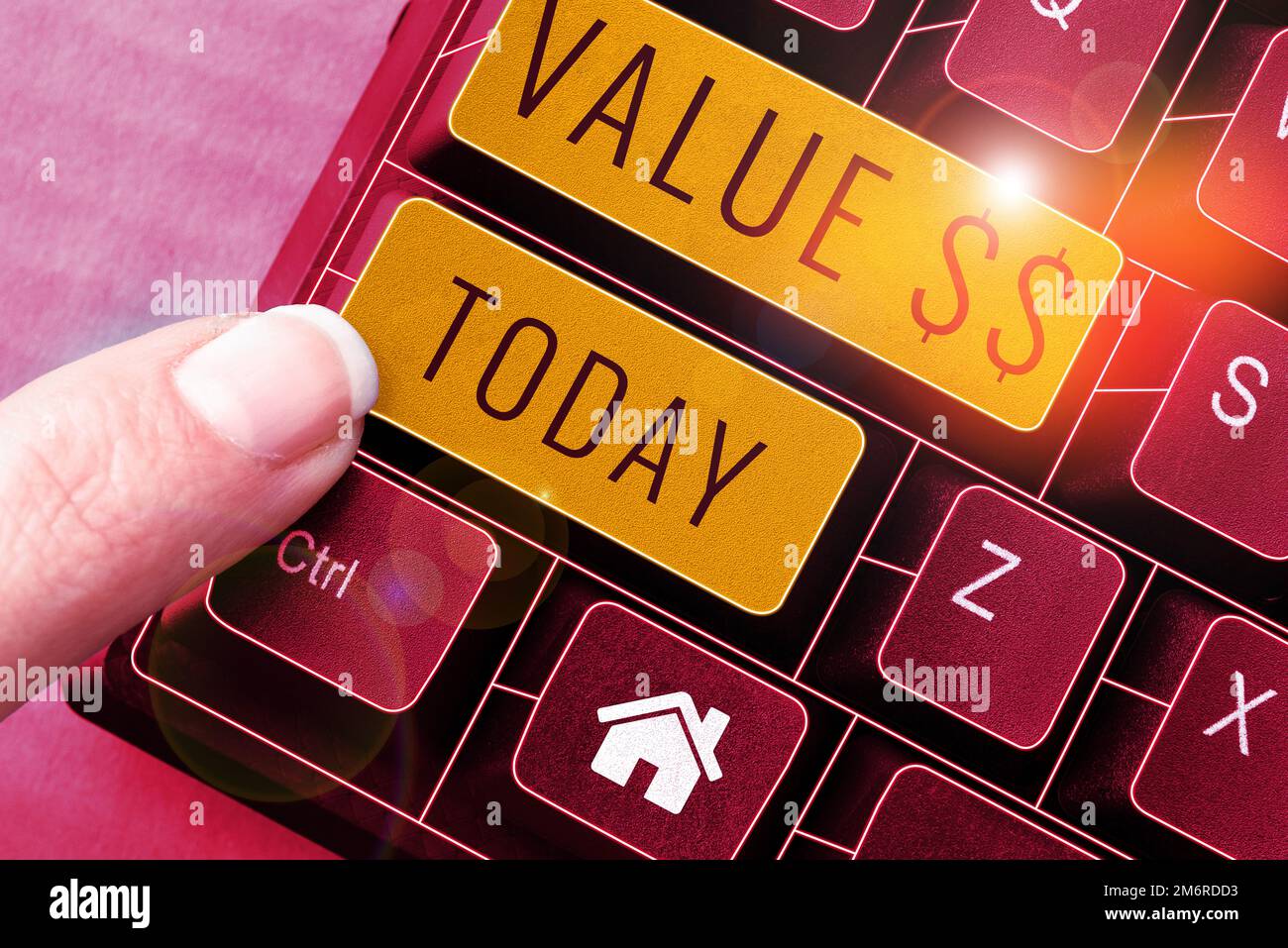 Sign displaying Value . Concept meaning the worth of the process id of ...