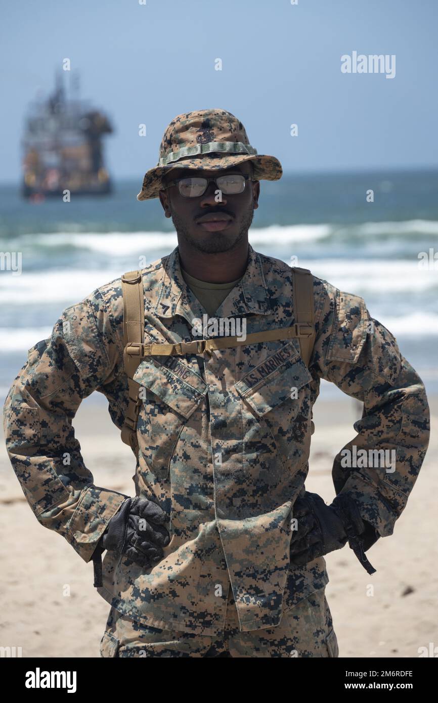 U.S. Marine Corps Pfc. Mircos Elong, a bulk fuel specialist, with Bulk ...