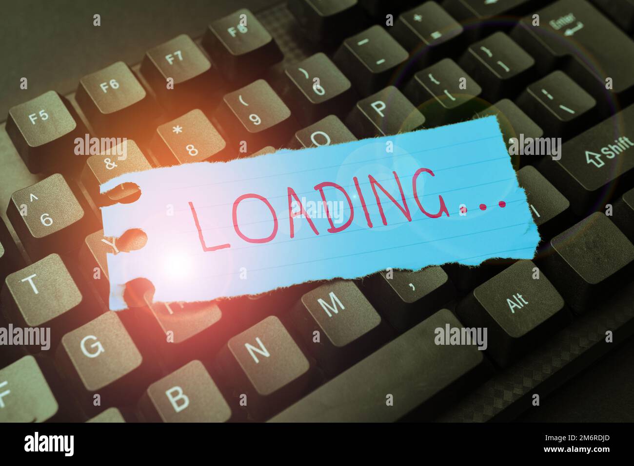 Text showing inspiration Loading. Business showcase time takes to ...