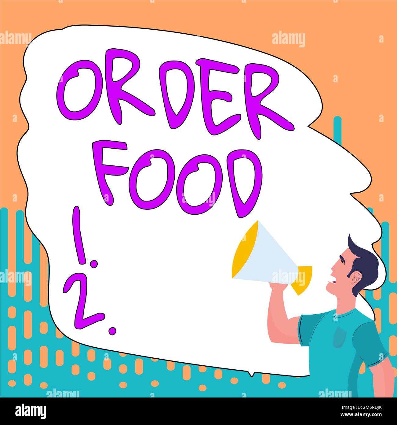 Conceptual display Order Food. Business concept the process of ...