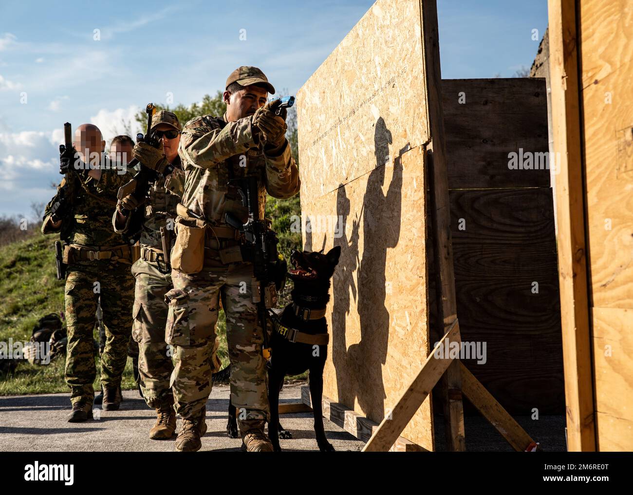 U.S. Air Force 820th Base Defense Group members, Croatian Special ...