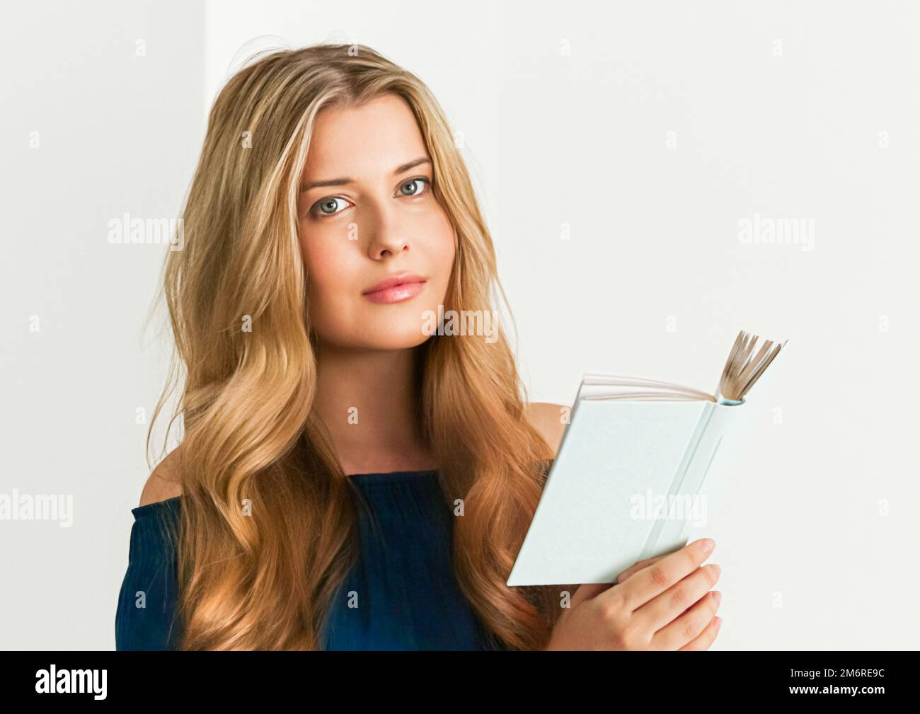 Education, library and literature, woman reading a book Stock Photo - Alamy