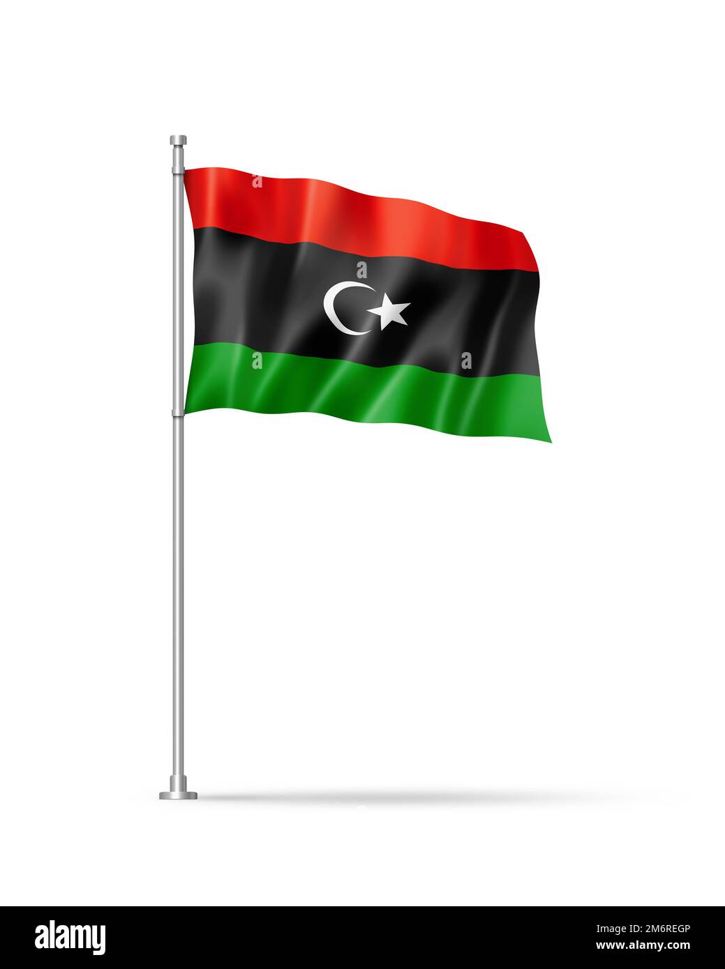 Libya flag pole hi-res stock photography and images - Alamy