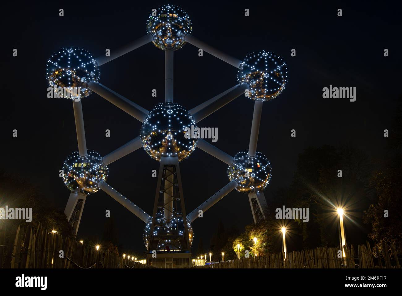 The Atomium is a landmark building in Brussels, Belgium Stock Photo - Alamy