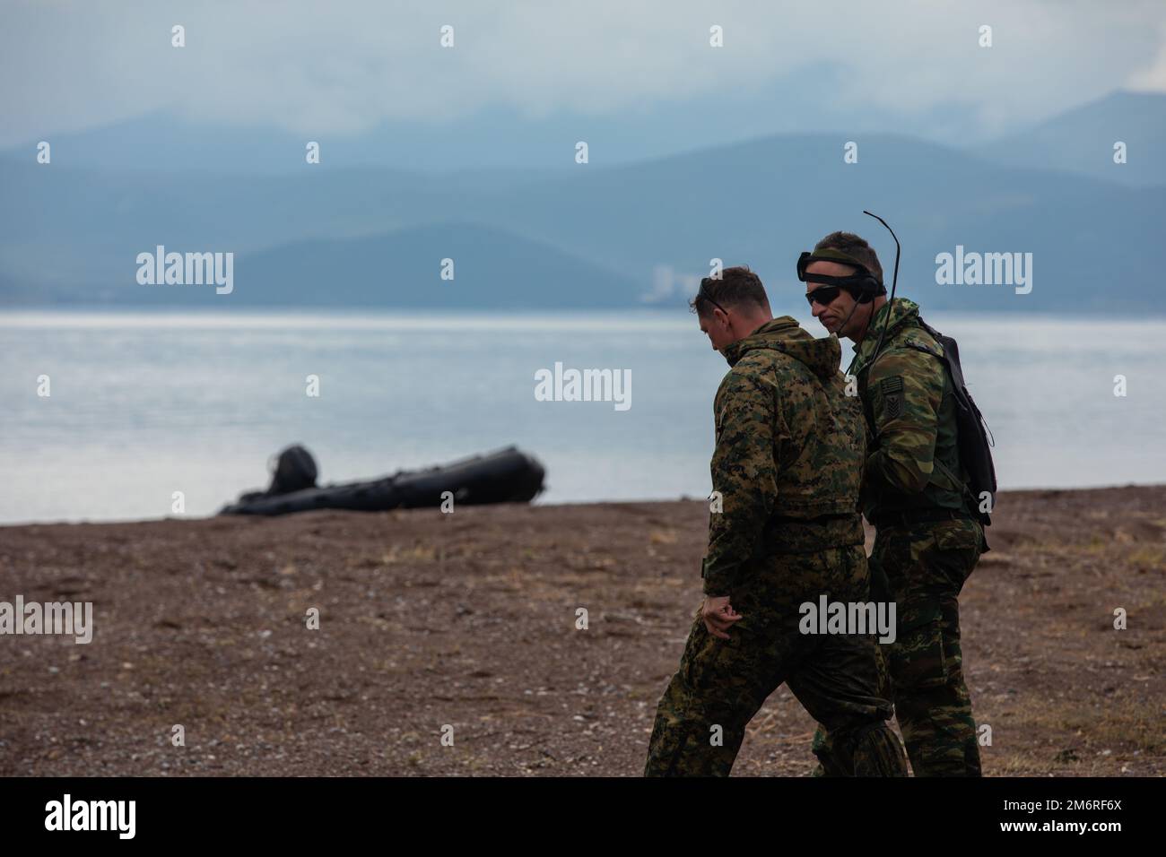 U.S. Marine Corps Gunnery Sgt. Kristopher Gates, the platoon sergeant ...