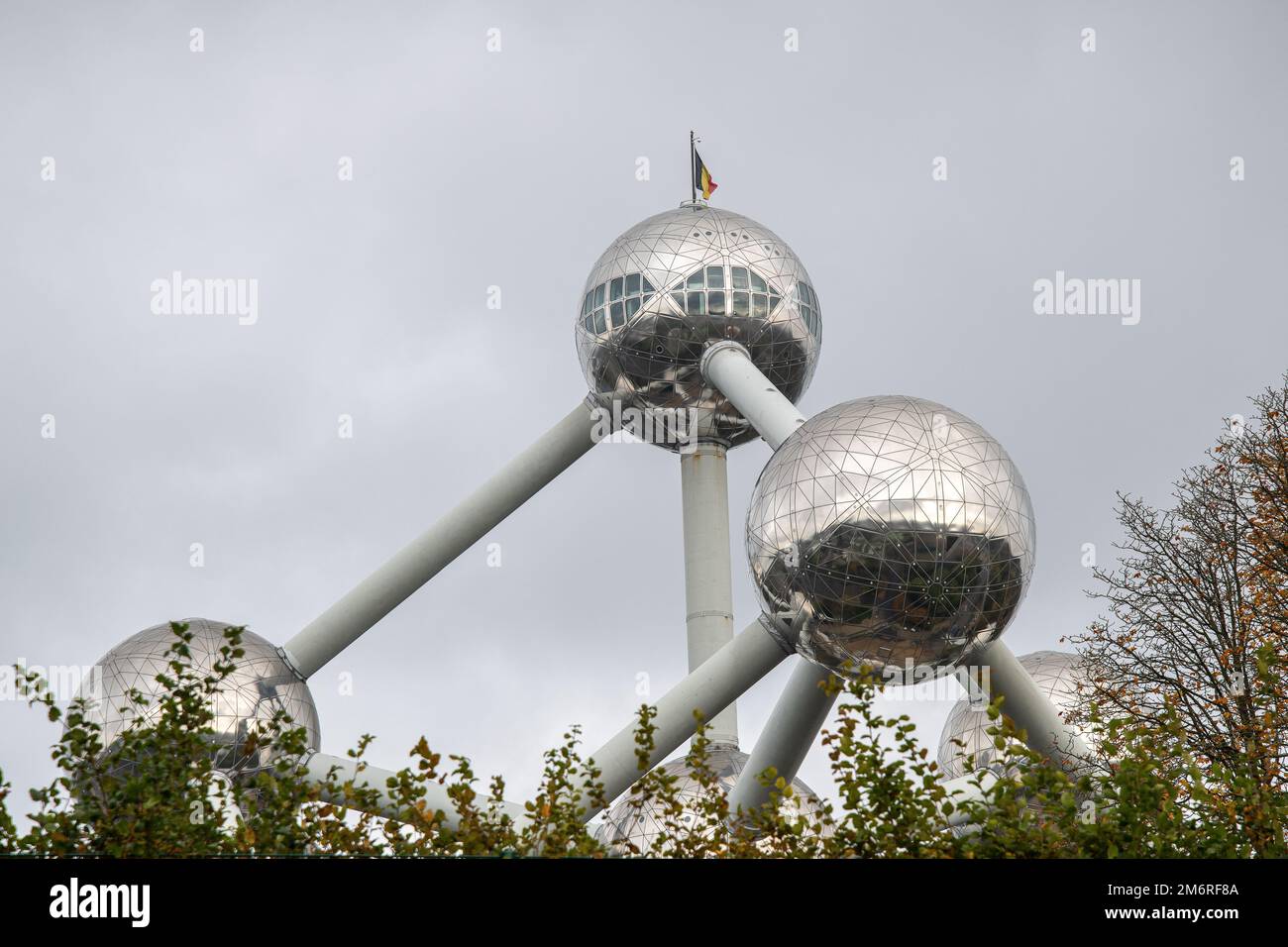 The Atomium is a landmark building in Brussels, Belgium Stock Photo - Alamy