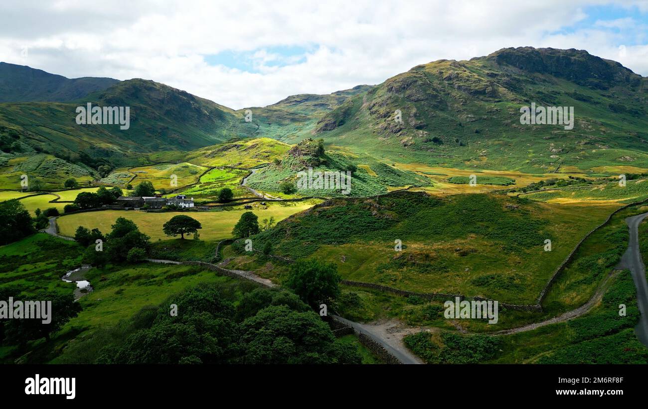 Wonderful Lake District National Park from above - travel photography ...