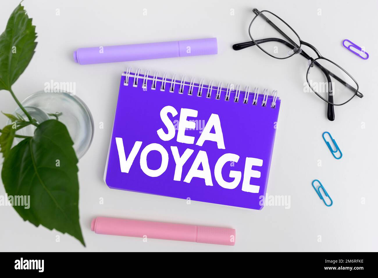 Hand writing sign Sea Voyage. Conceptual photo riding on boat through ...