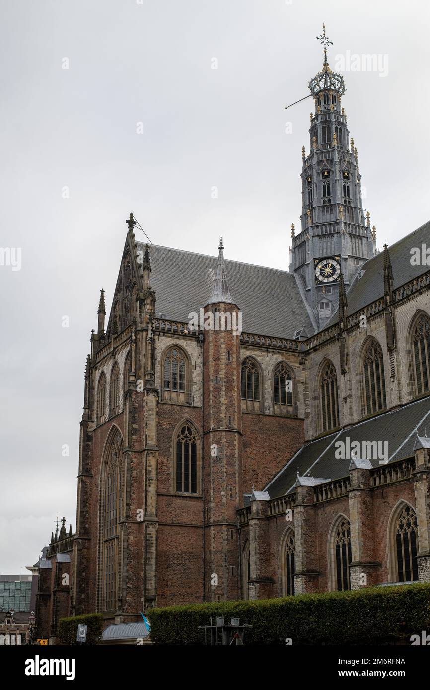 The Grote Kerk or St.-Bavokerk is a Catholic cathedral in Grote Markt ...