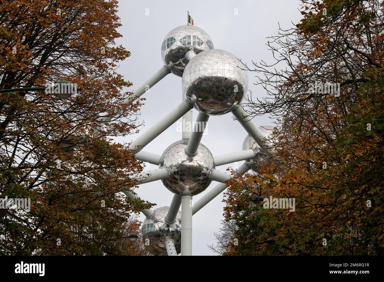 The Atomium is a landmark building in Brussels, Belgium Stock Photo - Alamy