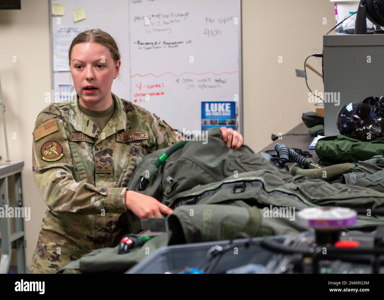 U.S. Air Force Airman 1st Class Hope Woody, 56th Operations Support ...