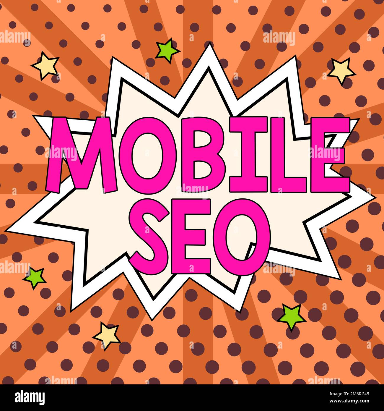 Writing displaying text Mobile Seo. Conceptual photo process of ...