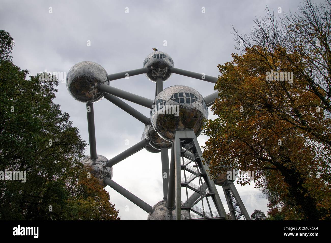 The Atomium is a landmark building in Brussels, Belgium Stock Photo - Alamy