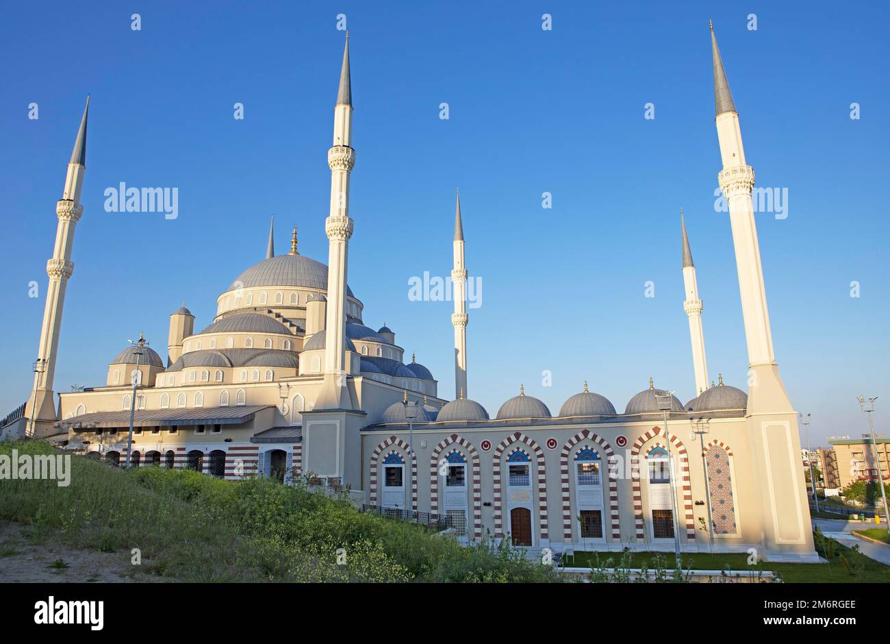 Hatime Ana Ulu Mosque. Canakkale, Marmara, Western Turkey, Turkey Stock ...