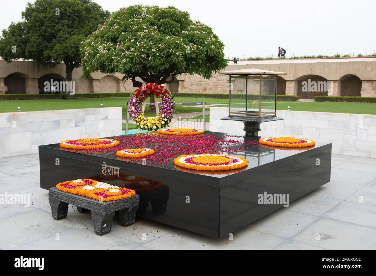 Mahatma Gandhi Memorial at Raj Ghat, Delhi, India Stock Photo - Alamy