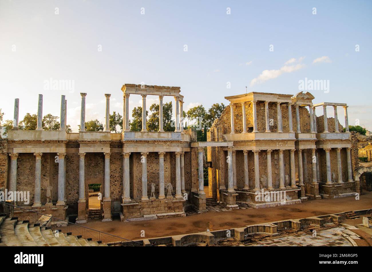 The Roman Theatre of Merida is a current historic theater built by the ...