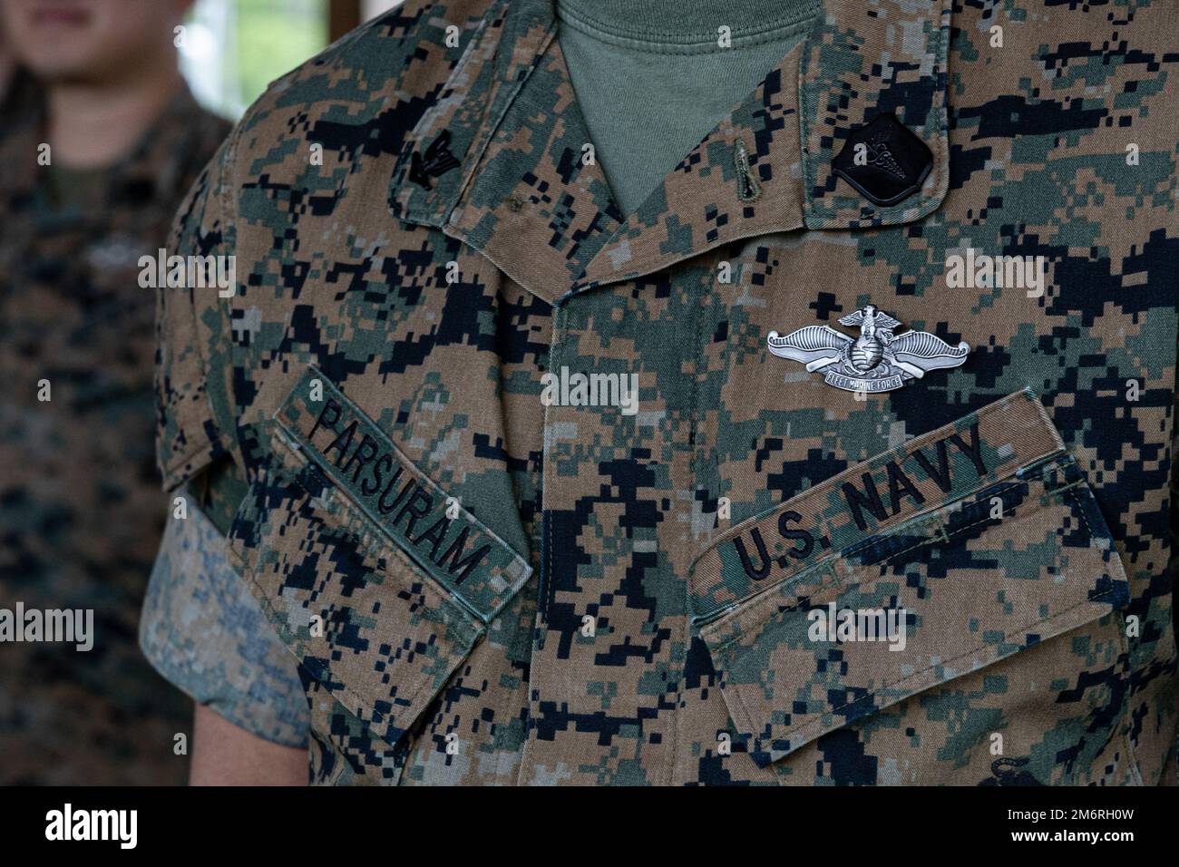 U.S. Navy HM3 Shridat Parsuram with Chemical Biological Incident ...