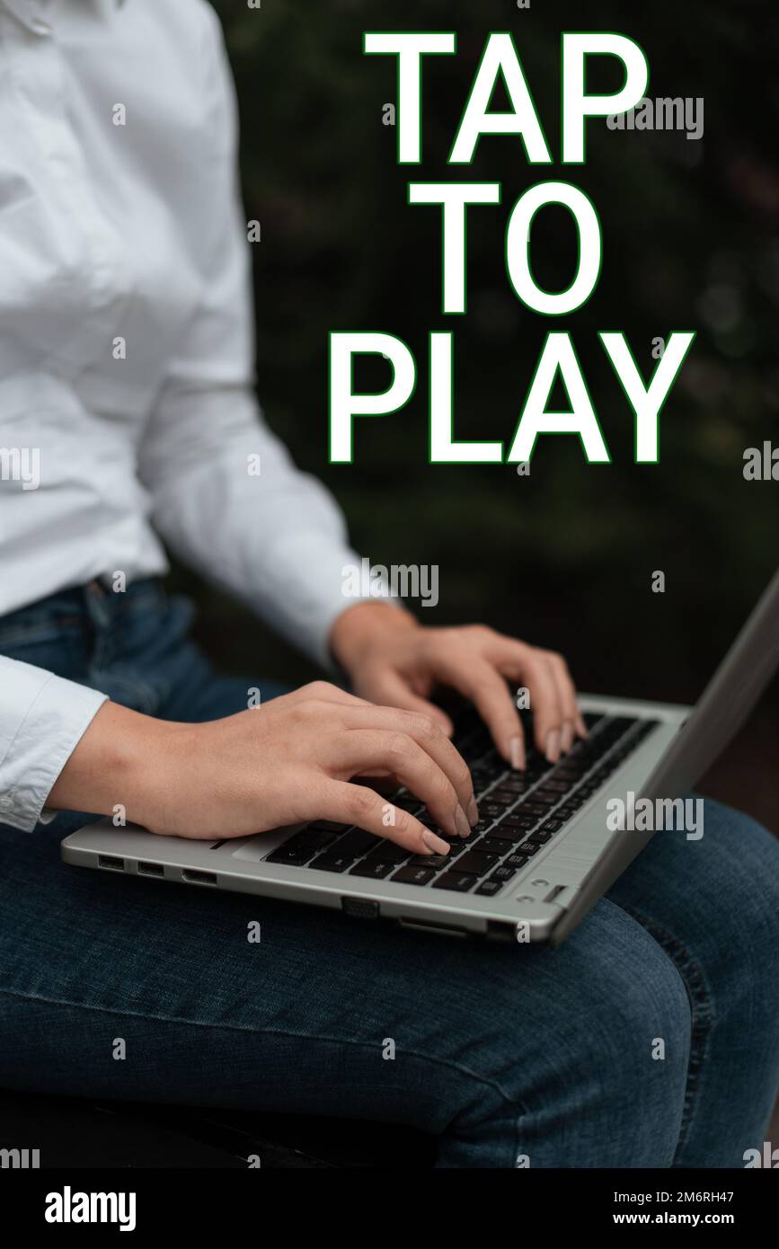 Handwriting text Tap To Play. Business overview Touch the screen to ...