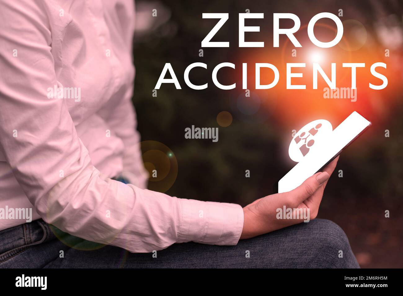 Inspiration showing sign Zero Accidents. Business showcase important ...