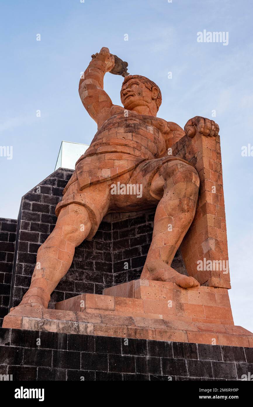 Monument Al Pipila, Unesco site Guanajuato, Mexico Stock Photo - Alamy