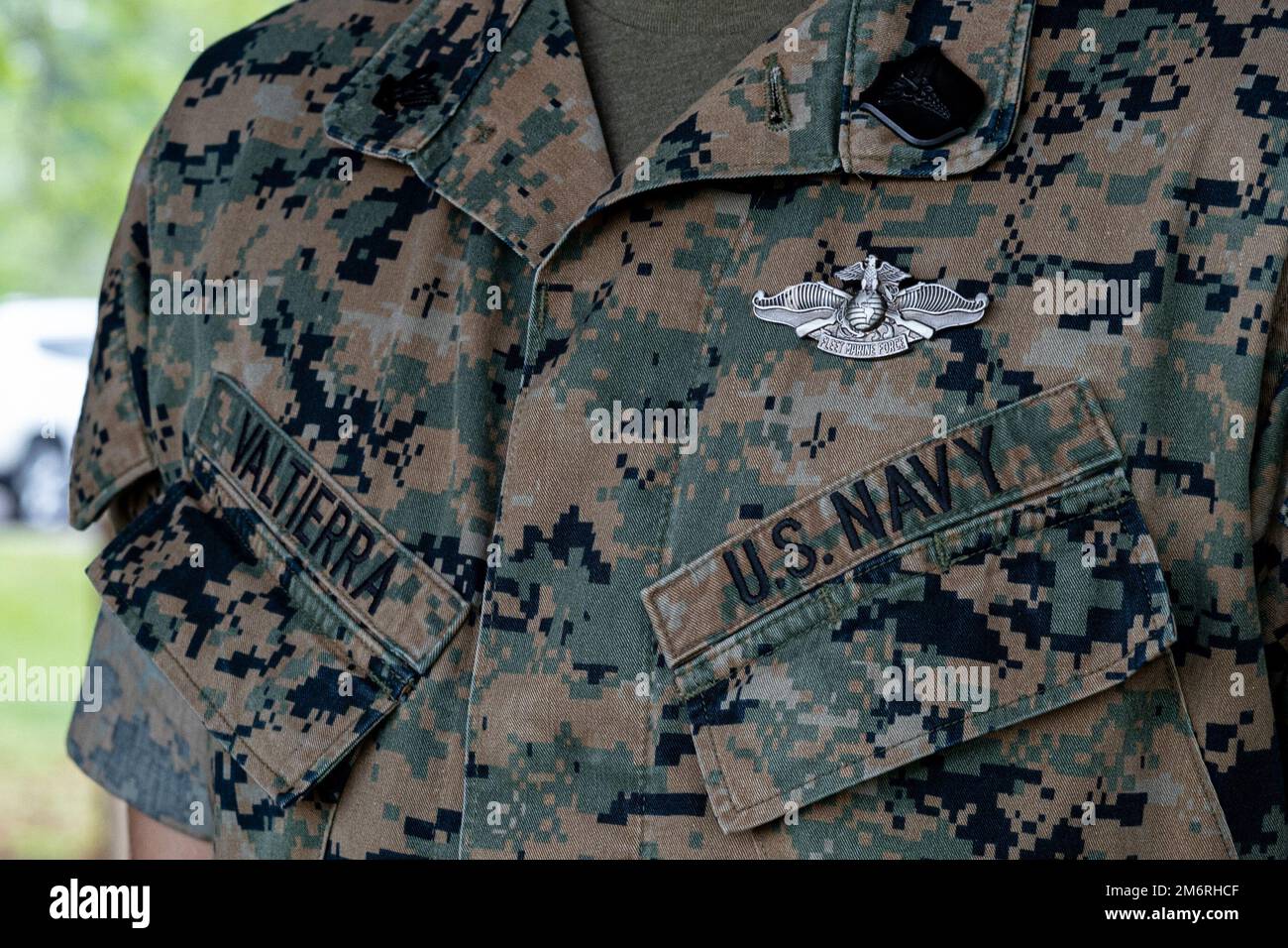 U.S. Navy HM3 Simon Valierra, with Chemical Biological Incident ...