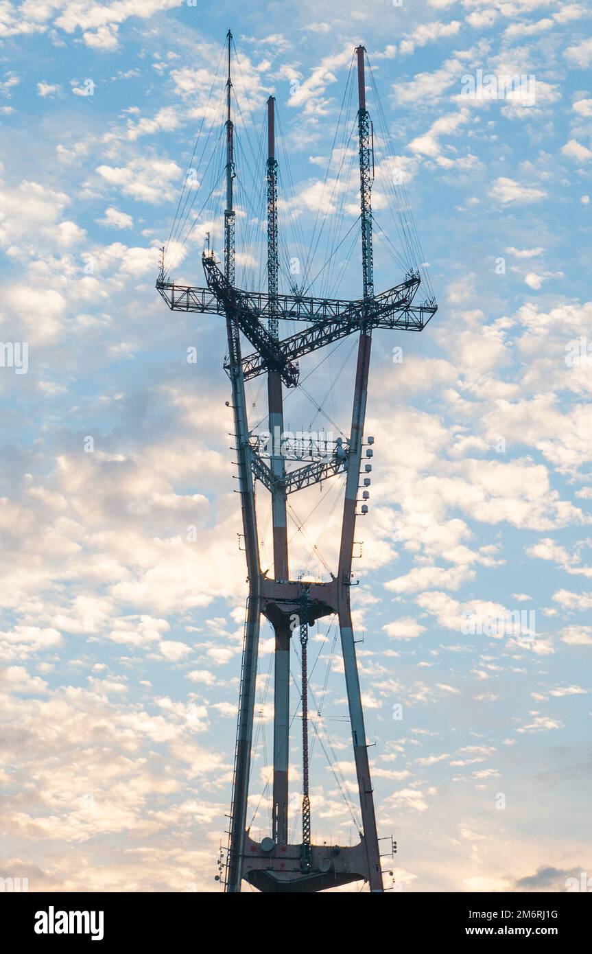 Sutro Tower in San Francisco California Stock Photo - Alamy
