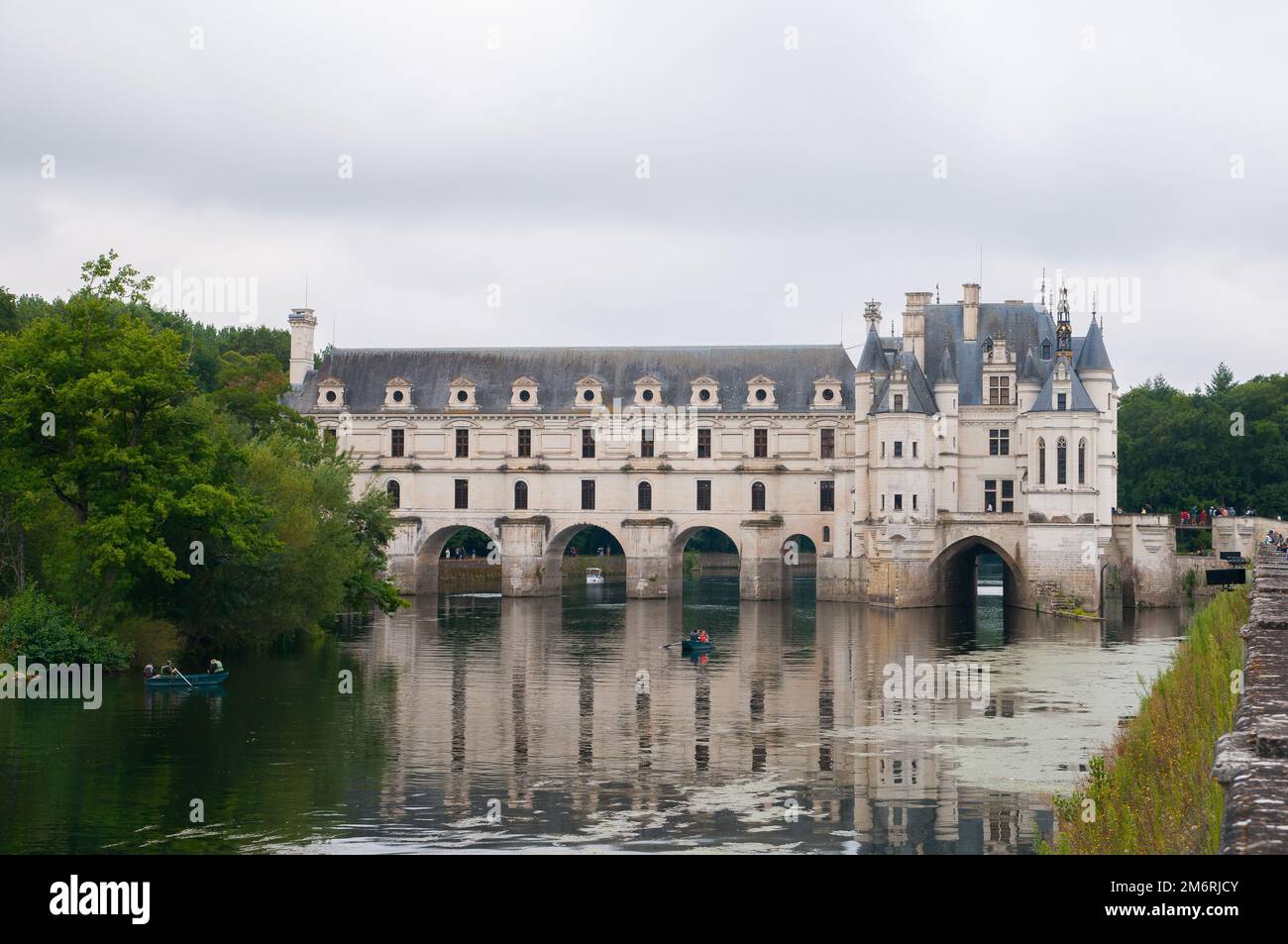 The Chateau de Chenonceau is a French chteau spanning the River Cher ...