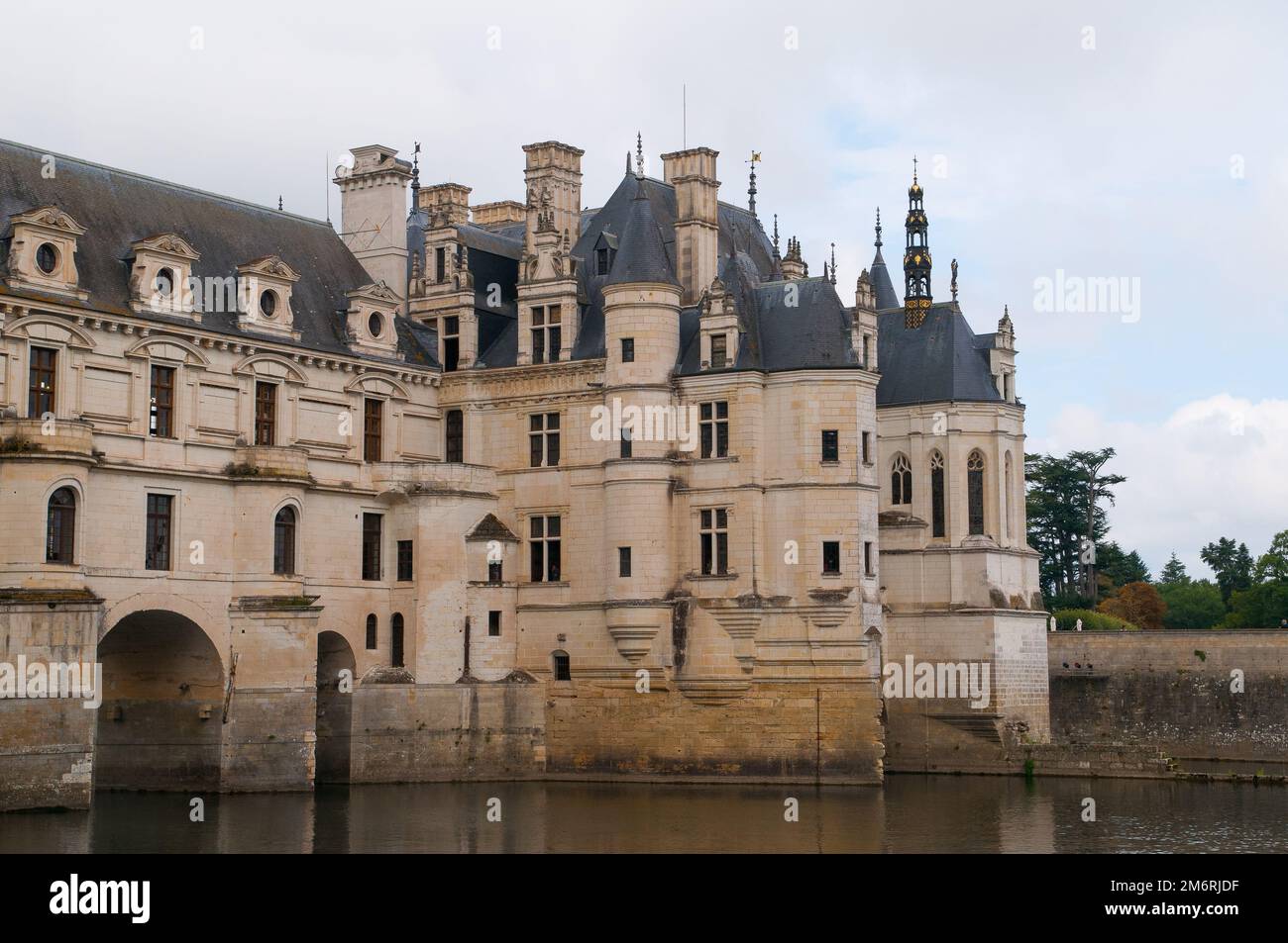 The Chateau de Chenonceau is a French chteau spanning the River Cher ...