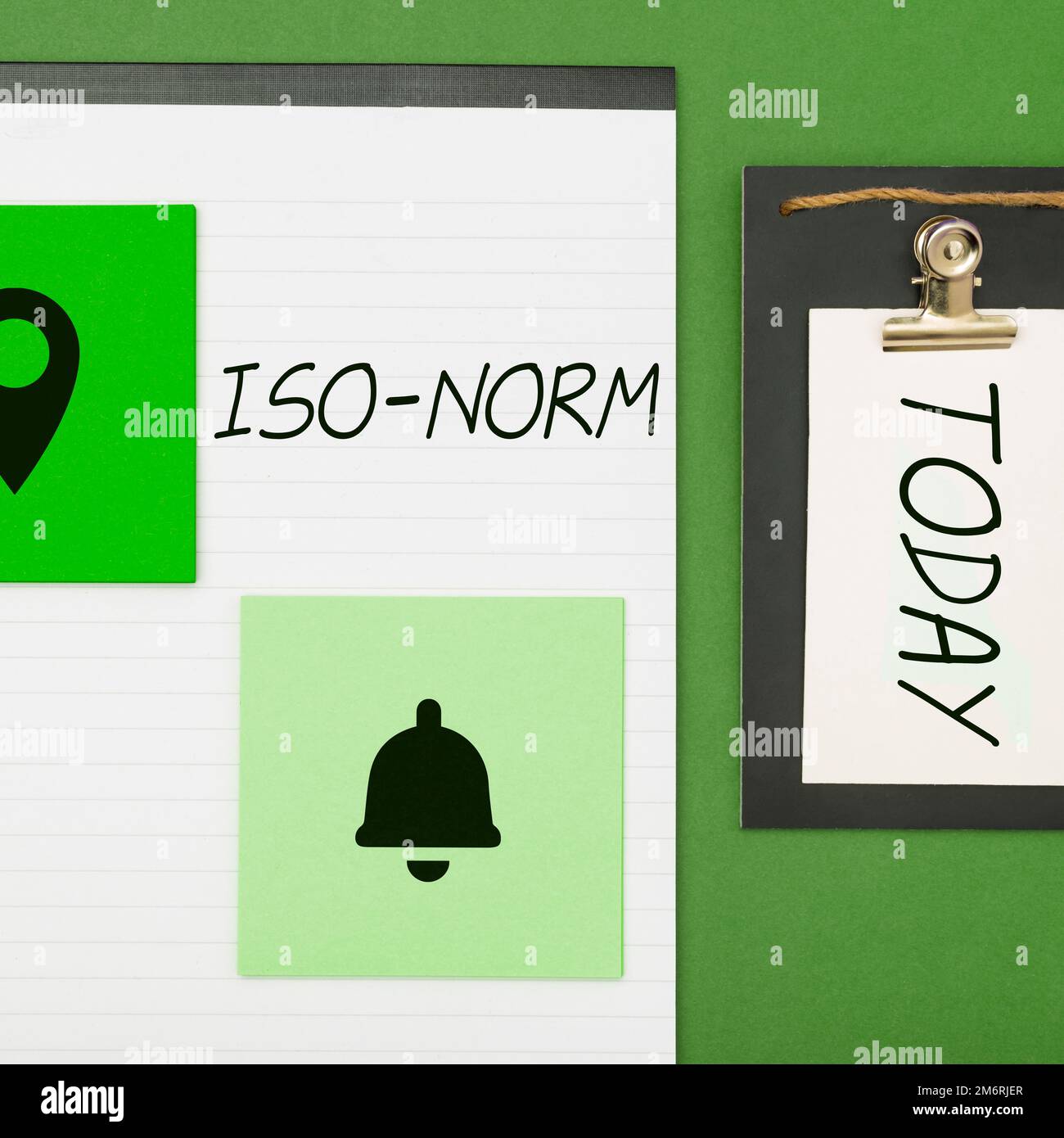 Sign displaying Iso Norm. Business concept An accepted standard or a ...