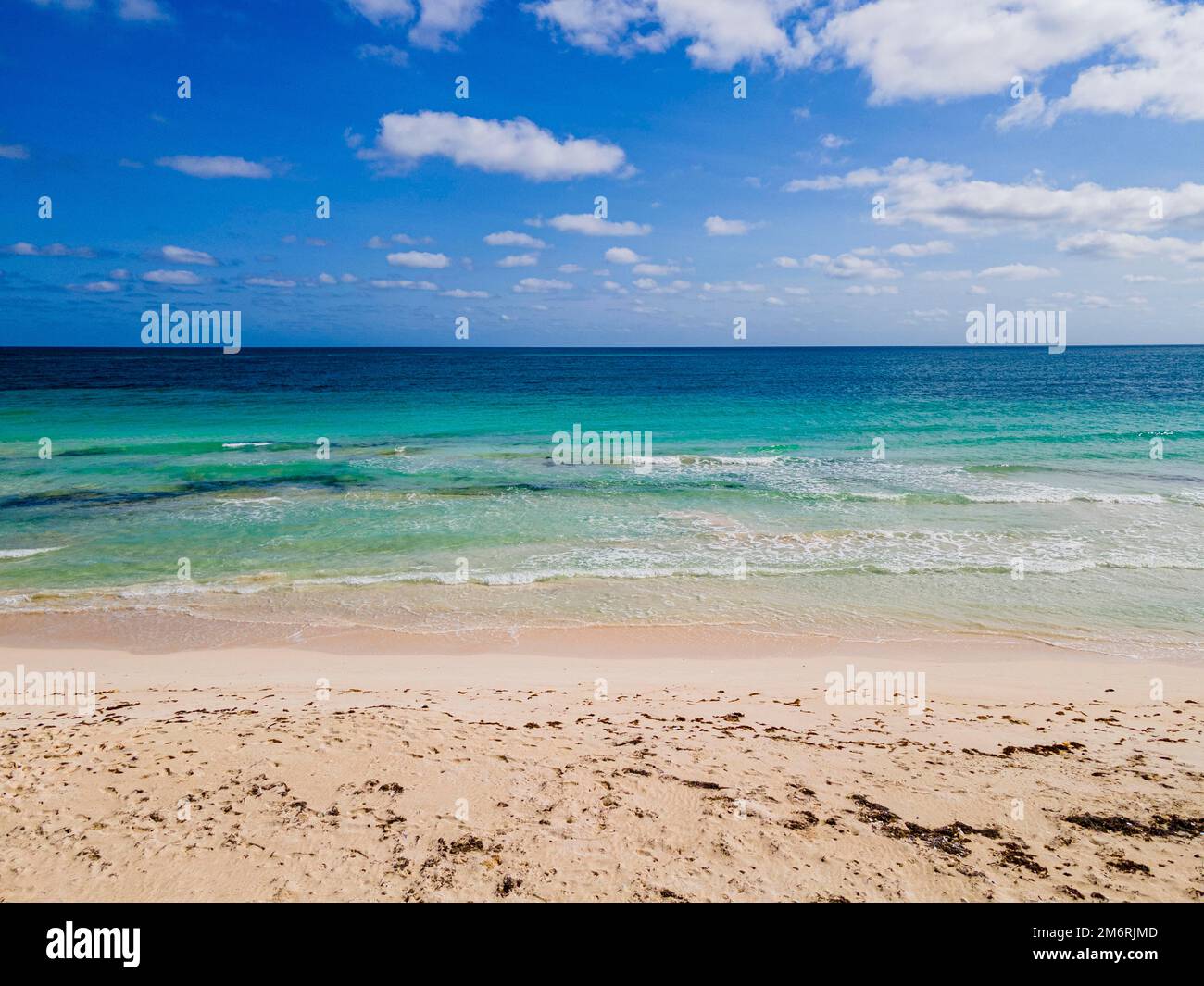 Aerial of the Unesco world heritage site biosphere reserve Sian Ka'an ...