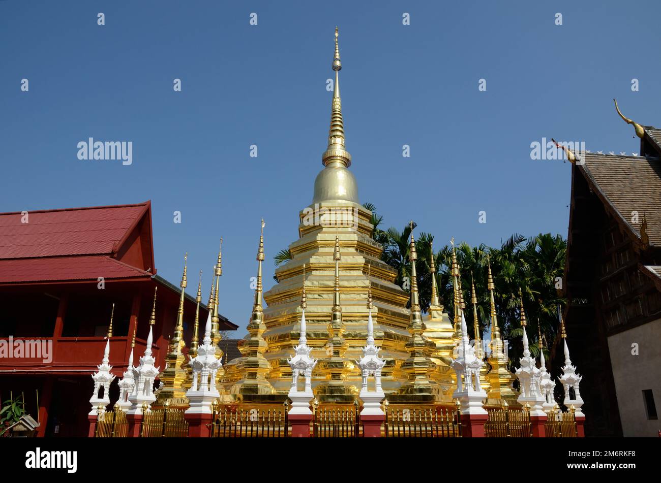 Wat Phantao, Chiang Mai, Thailand, Asia Stock Photo - Alamy