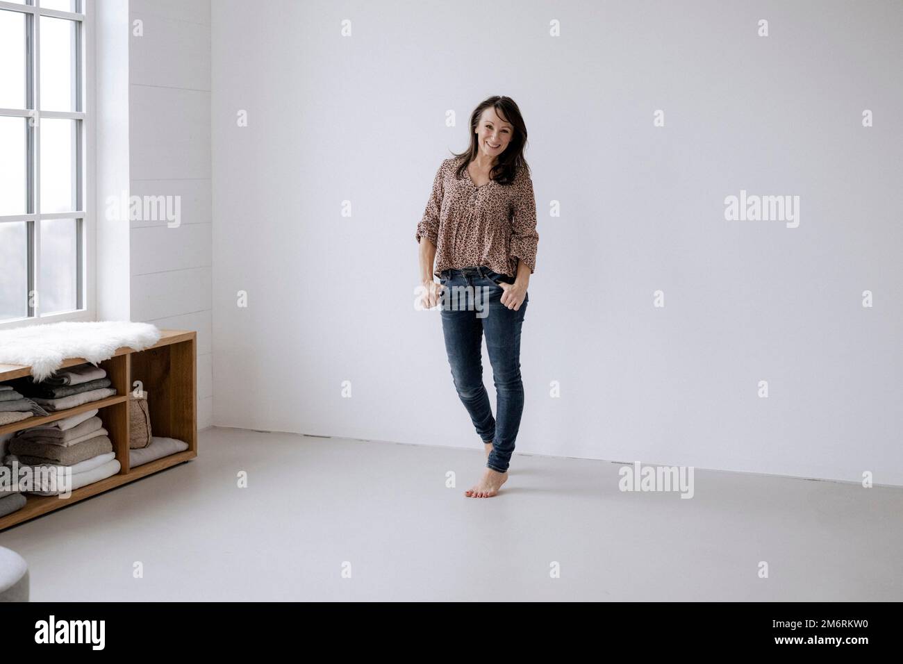 Woman, 40+, portrait Stock Photo - Alamy