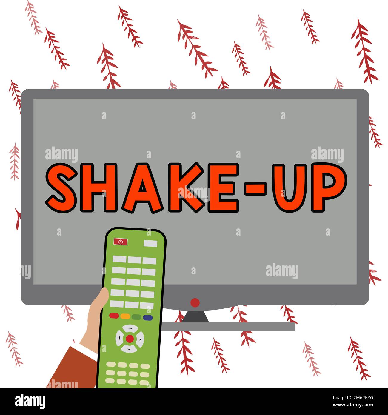 Sign displaying Shake Up. Conceptual photo way of meeting someone or ...