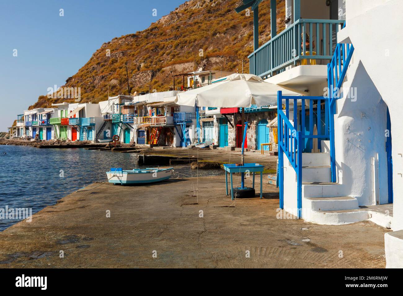 The Quaint Fishing Village with the Colorful Syrmata (Boathouses) in ...