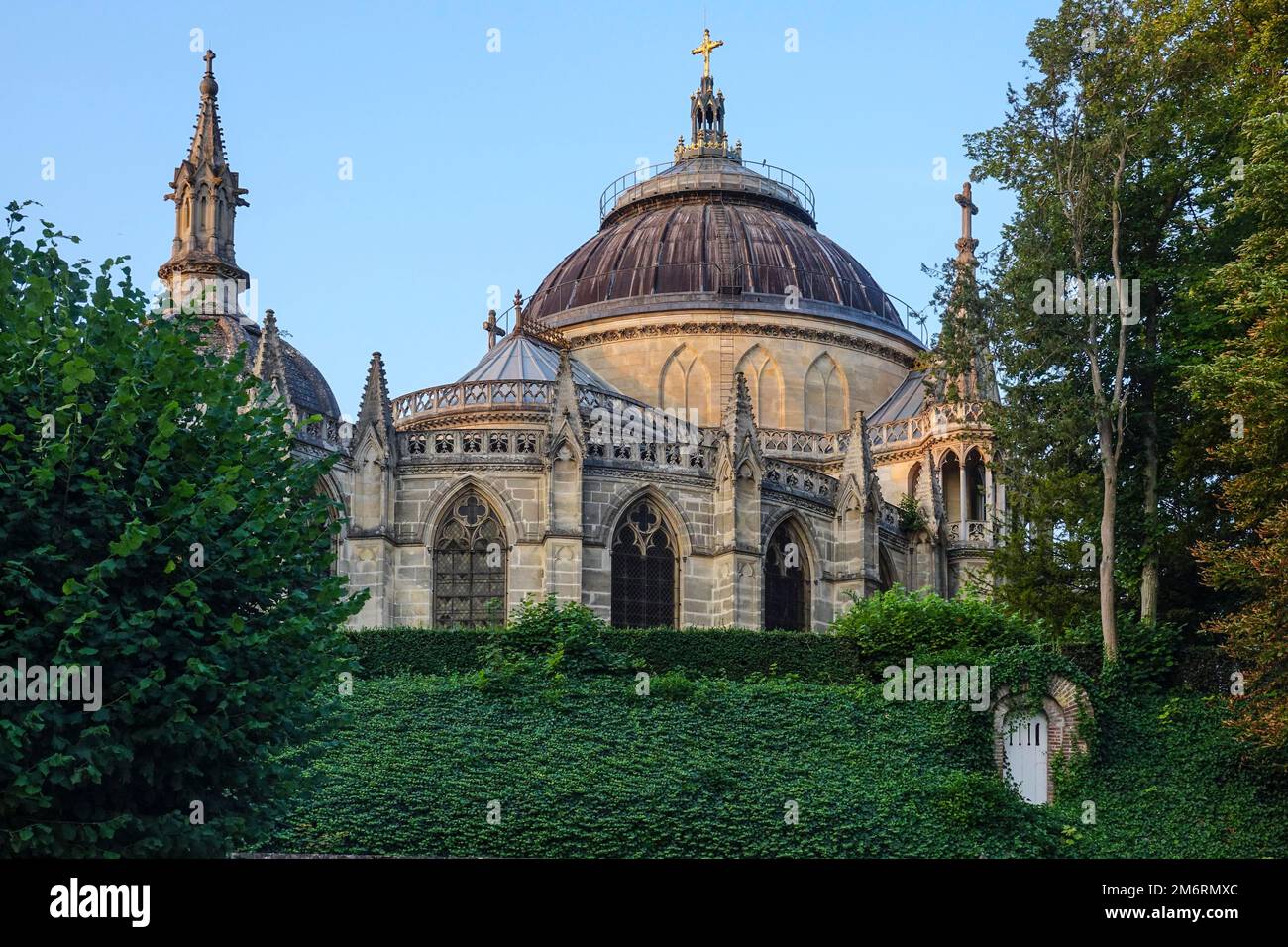 Chapelle royale de Dreux, also Chapelle Royale Saint-Louis, neo-Gothic ...