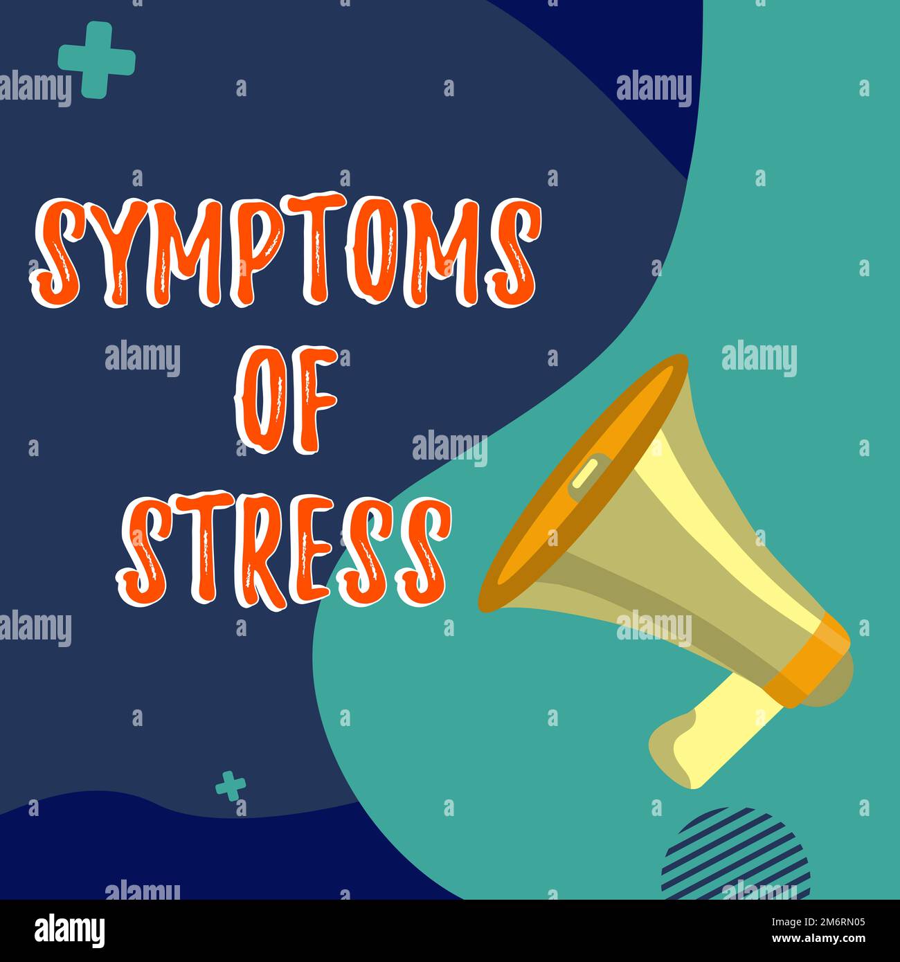 Conceptual display Symptoms Of Stress. Word for serving as symptom or ...