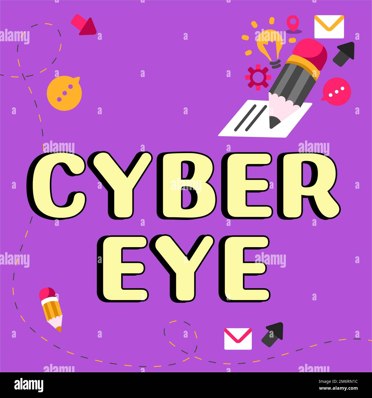 Inspiration showing sign Cyber Eye. Word Written on tool engages in ...